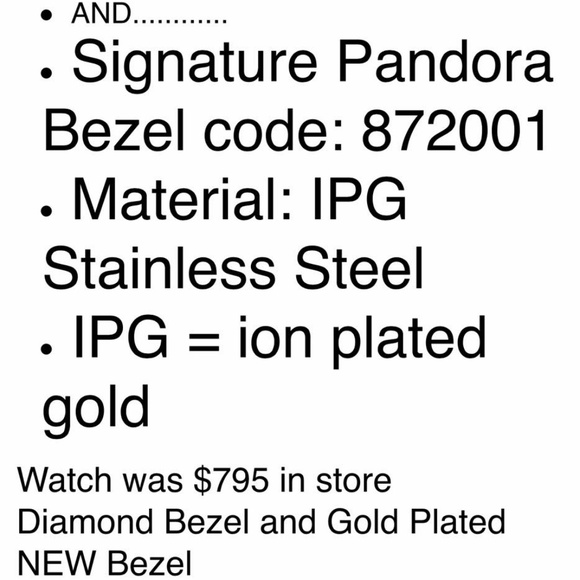 Pandora | Accessories | Pandora Imagine Grand C Gold Plated Diamond ...